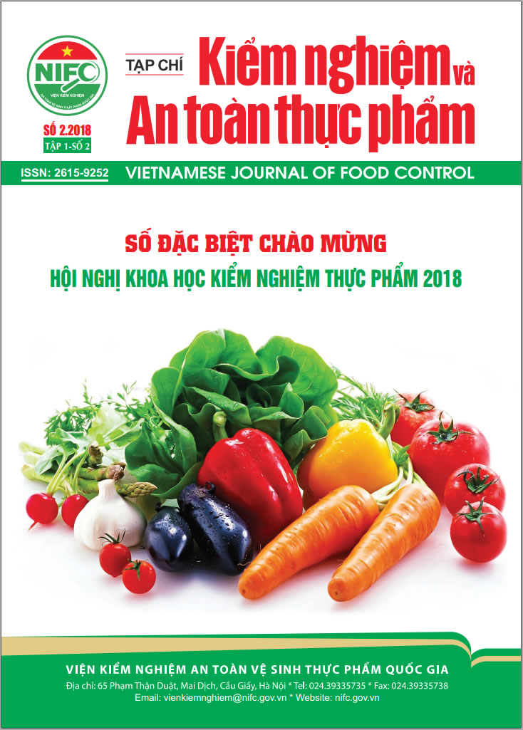 Vietnam Journal of Food Control